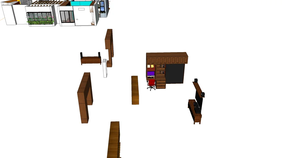 Study table | 3D Warehouse