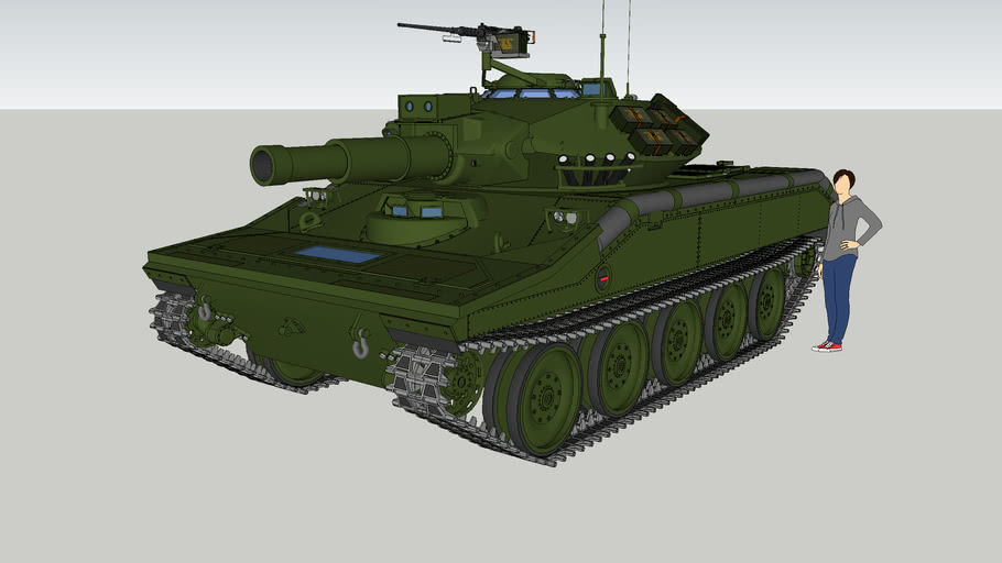M551 Sheridan Light Tank | 3D Warehouse