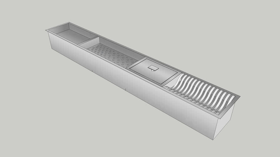 Canal inox pia | 3D Warehouse