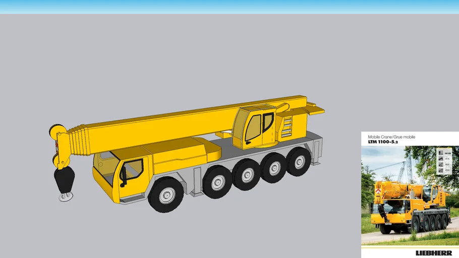 Liebherr LTM 1100-5.2 | 3D Warehouse