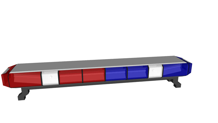 Whelen Edge 9M Lightbar | 3D Warehouse