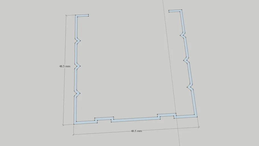 Knauf profile rack 50x50 | 3D Warehouse