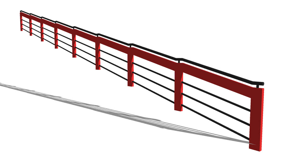 Railings for Steps/Incline ramp | 3D Warehouse