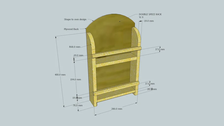 Spice Rack | 3D Warehouse