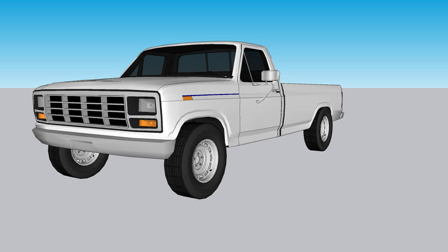 1984 Ford F-150 (regular cab) | 3D Warehouse