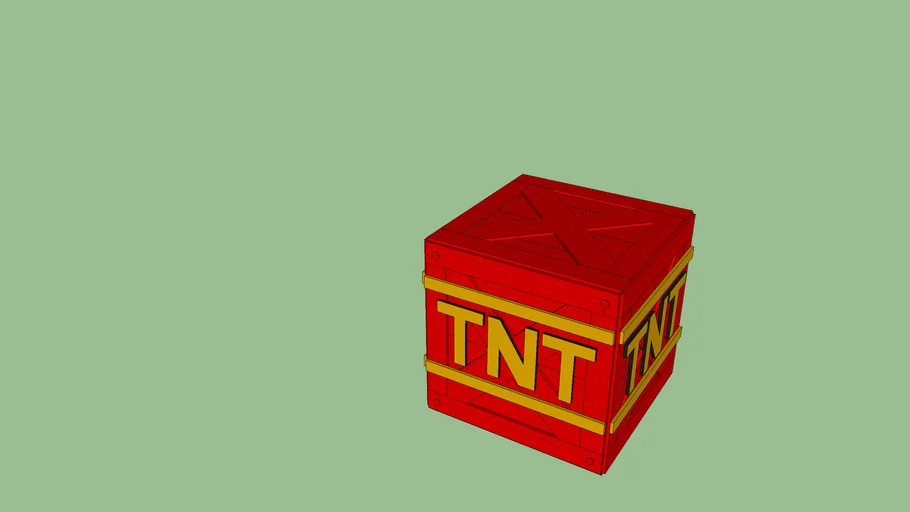 TNT Crate From Crash Bandicoot - Made by Lewis071 | 3D Warehouse