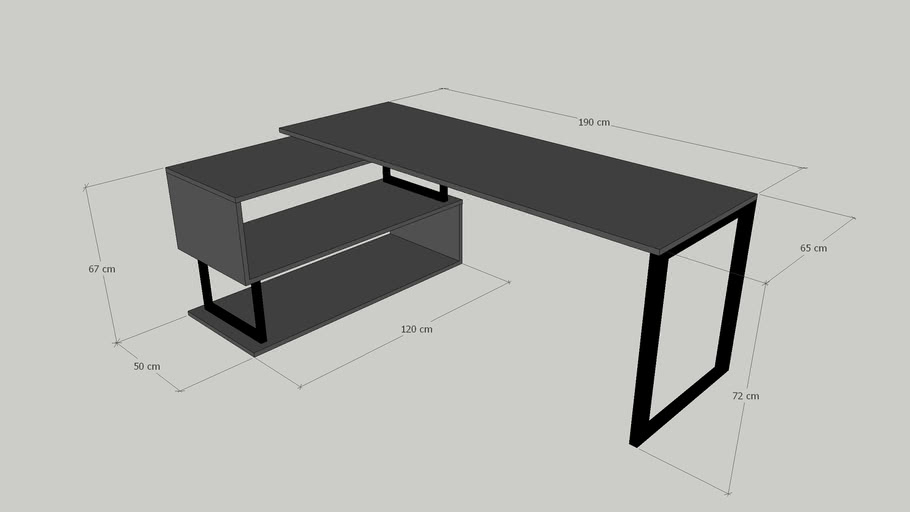 gaming table L | 3D Warehouse