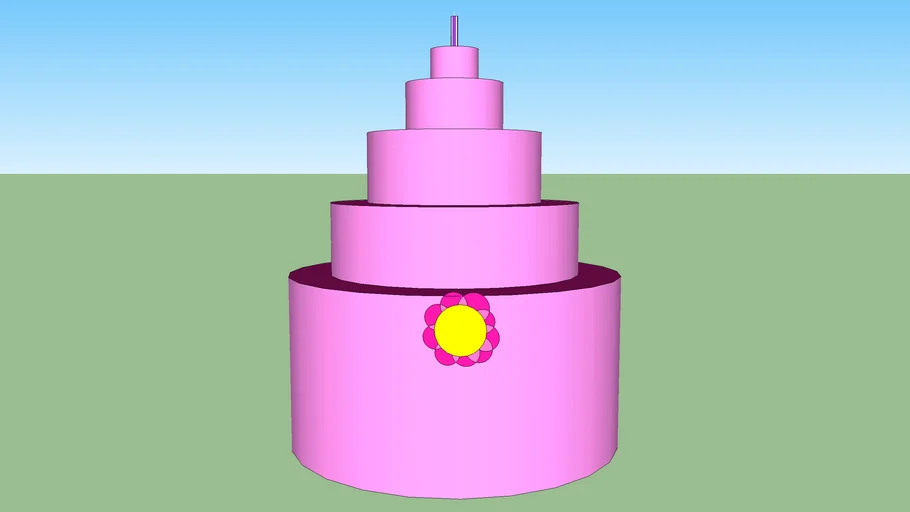 Birthday/Wedding Cake | 3D Warehouse