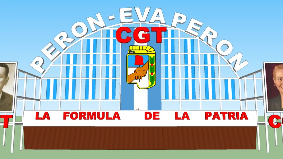 La formula de la patria Peron- Eva Peron | 3D Warehouse