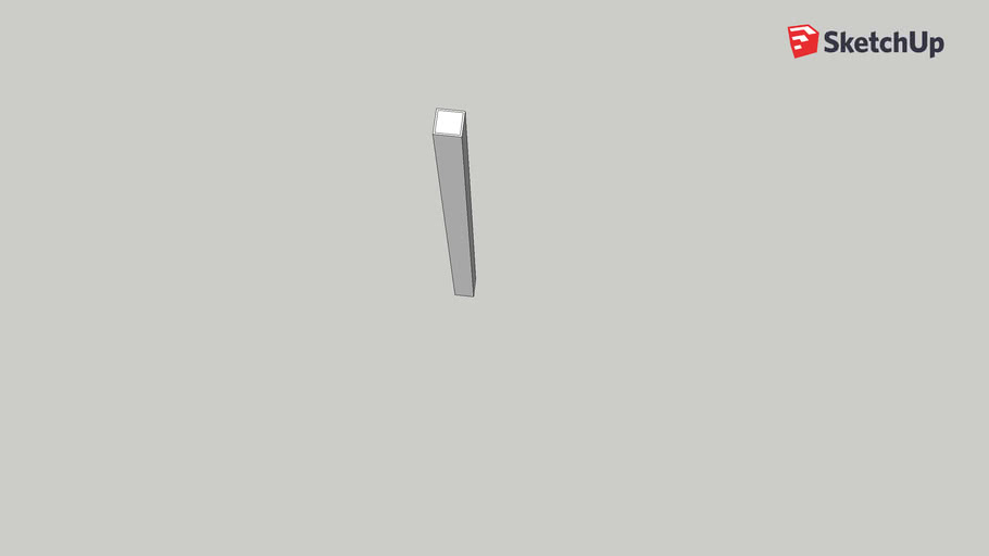 upright leg | 3D Warehouse