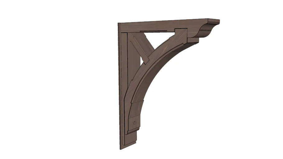 Wood Bracket | 3D Warehouse