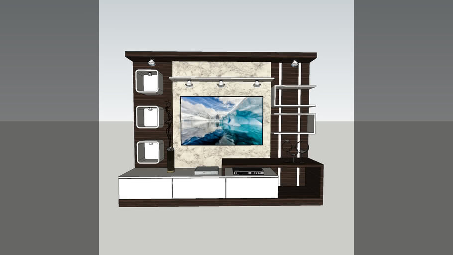 tv unit (9'*7') | 3D Warehouse
