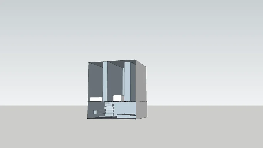 wierd house 2 floor | 3D Warehouse