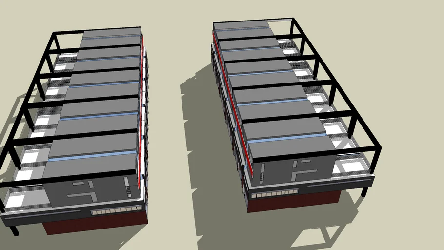 Commercial Exterior | 3D Warehouse