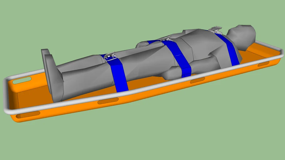 Offshore stretcher for people transfer | 3D Warehouse