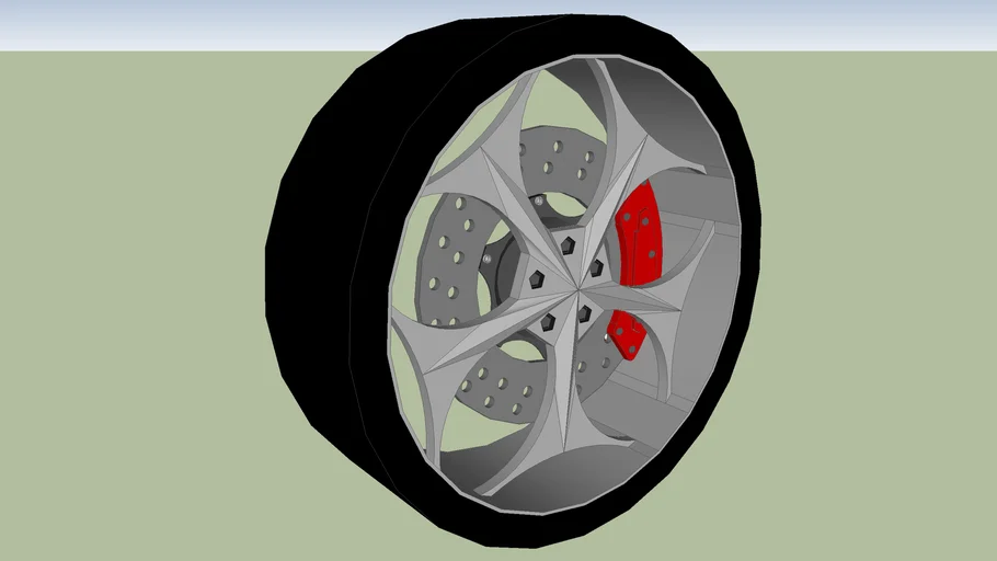 roda esportiva | 3D Warehouse