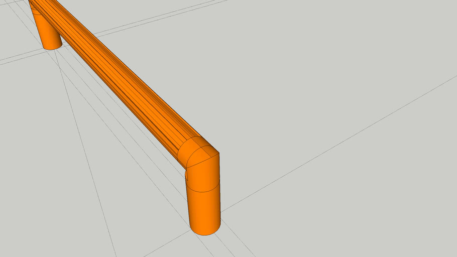 Drawer Handle 8 Inch | 3D Warehouse