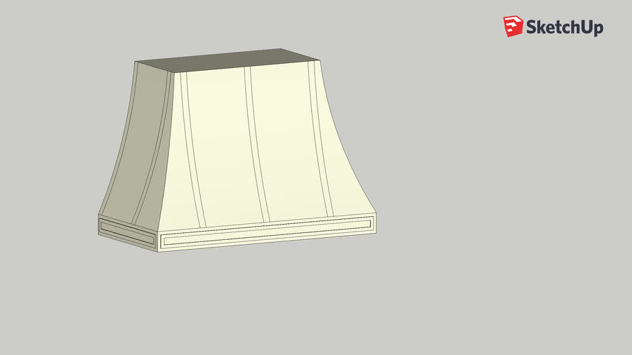 36 curved range hood | 3D Warehouse