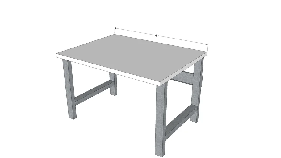 4' Table | 3D Warehouse