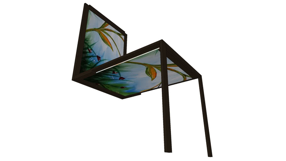 Wall Table with Picture | 3D Warehouse