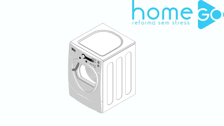 Lavadora branca | 3D Warehouse