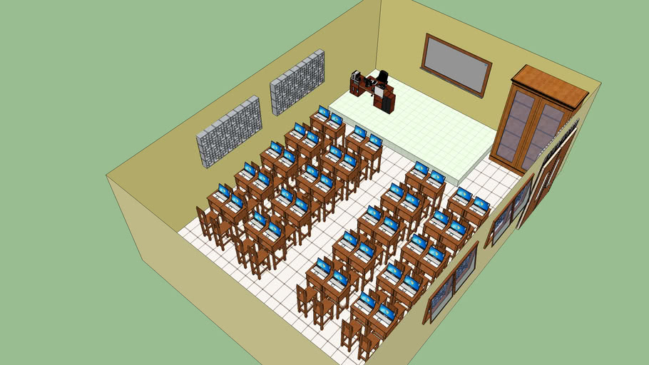 Lab Komputer 2 | 3D Warehouse