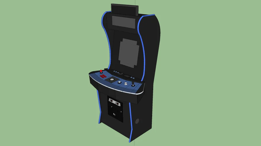 Custom arcade cabinet titled: Legacy | 3D Warehouse