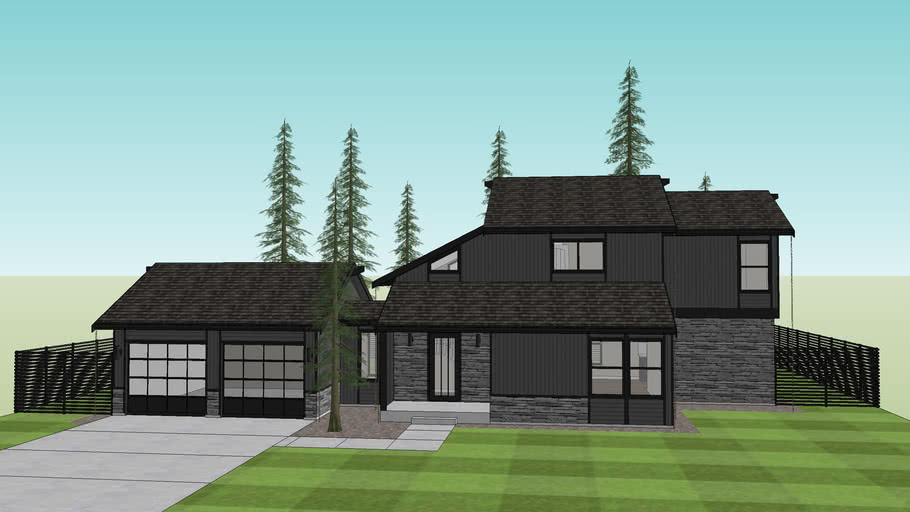 Northwest Contemporary Mid Century Modern Home | 3D Warehouse