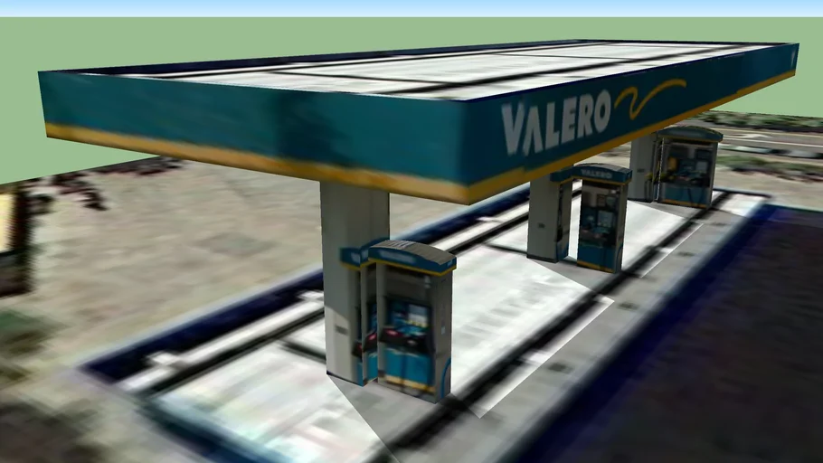 Valero Gas Station | 3D Warehouse