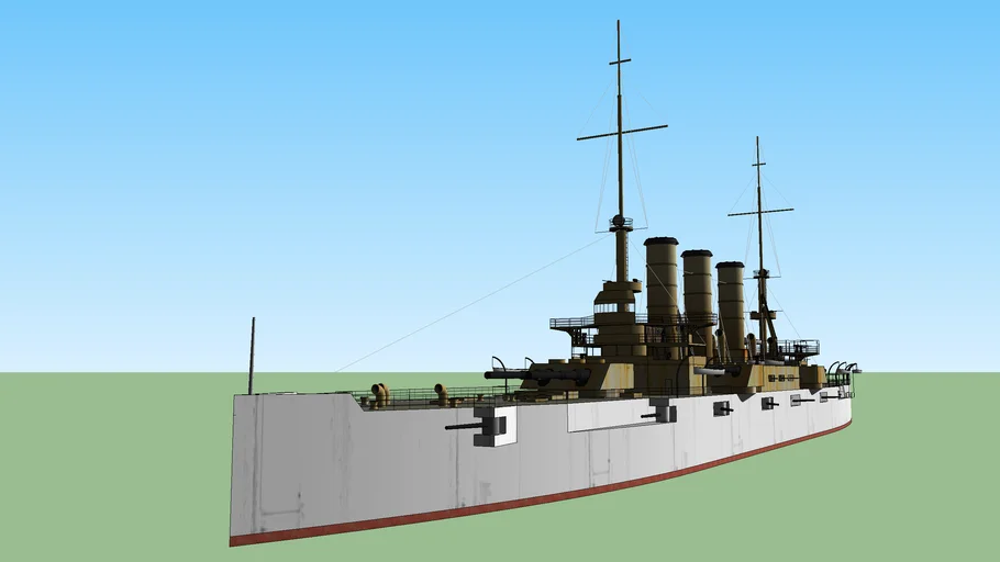 USS Kansas (BB-21) | 3D Warehouse