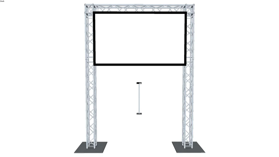 Projector Truss Arch 4.5m x 3m | 3D Warehouse