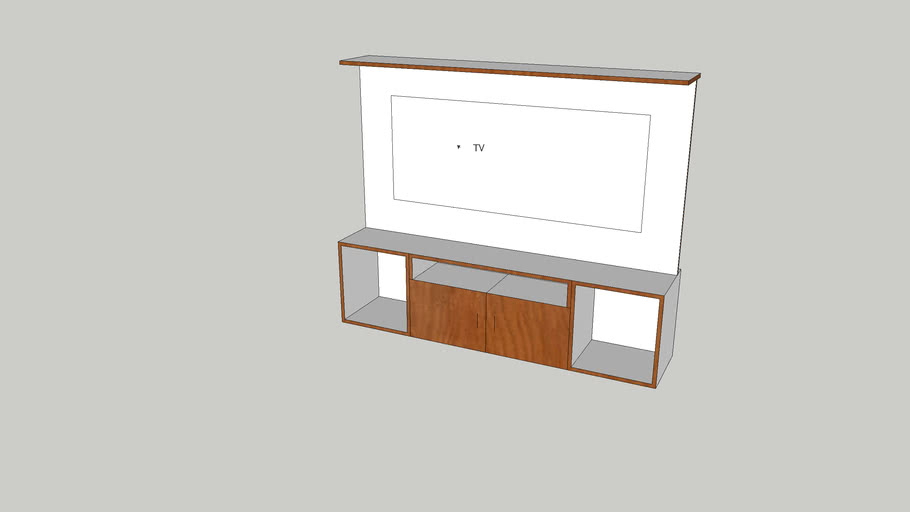 tv rack | 3D Warehouse