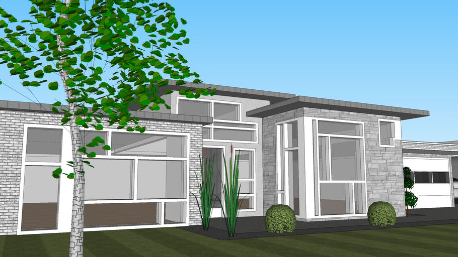 Small Modern House | 3D Warehouse