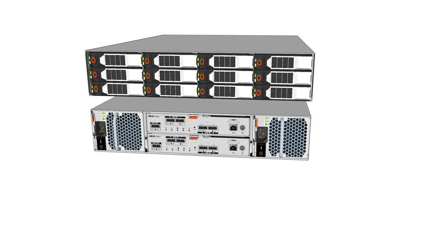 Dell MD3100 Network Disk Storage | 3D Warehouse