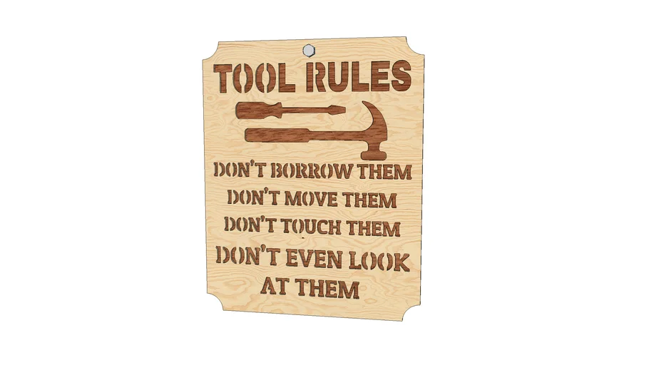 Tool Sign | 3D Warehouse