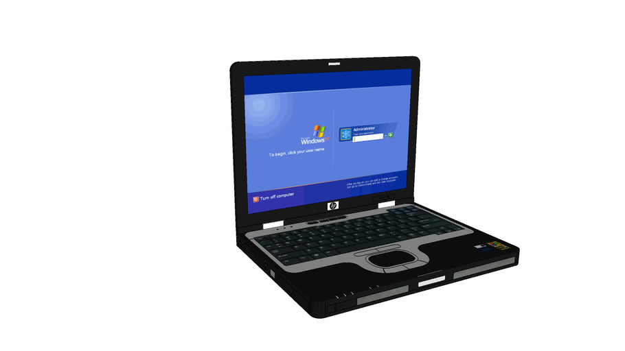 HP Compaq nc6000 Notebook laptop | 3D Warehouse
