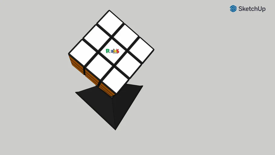 Rubik's Cube with Stand | 3D Warehouse