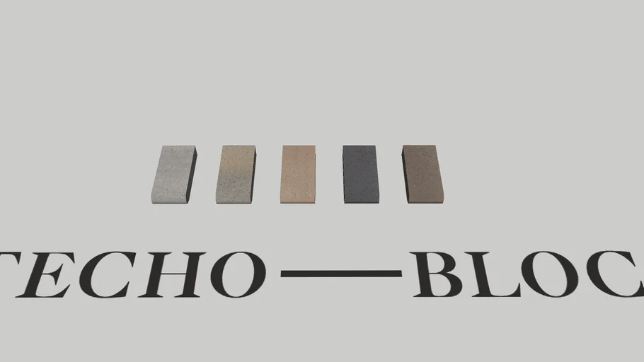 Techo-Bloc - Caps - Bullnose | 3D Warehouse