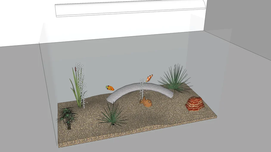 Render Aquarium with Vray | 3D Warehouse