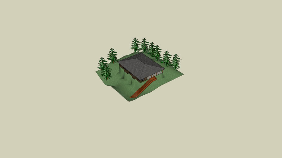 Log Cabin | 3D Warehouse
