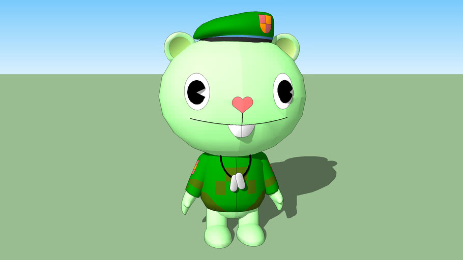 Happy Tree Friends - Flippy | 3D Warehouse