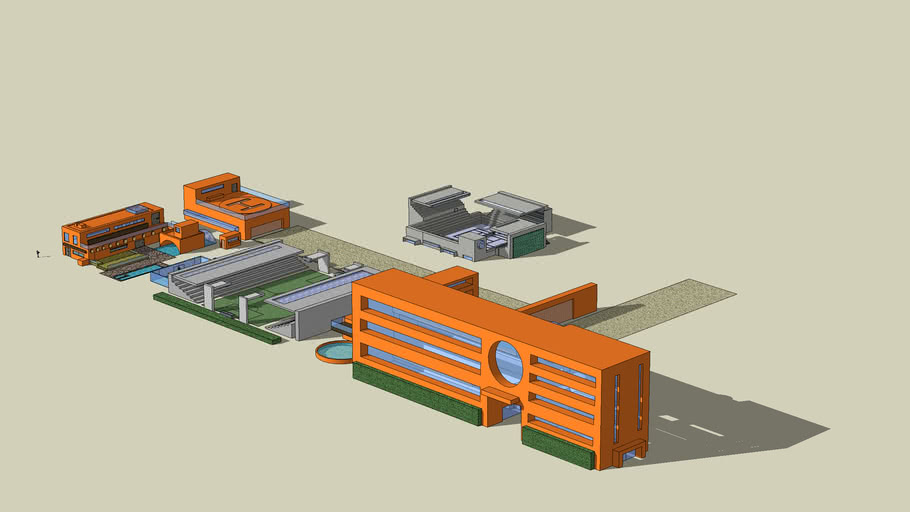 Soccer & Tennis Complex | 3D Warehouse