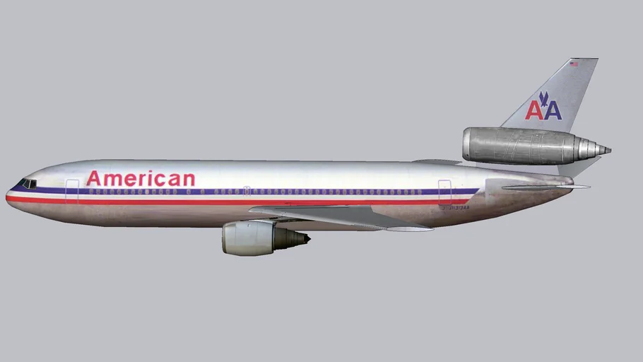 McDonnell Douglas DC-10 | 3D Warehouse