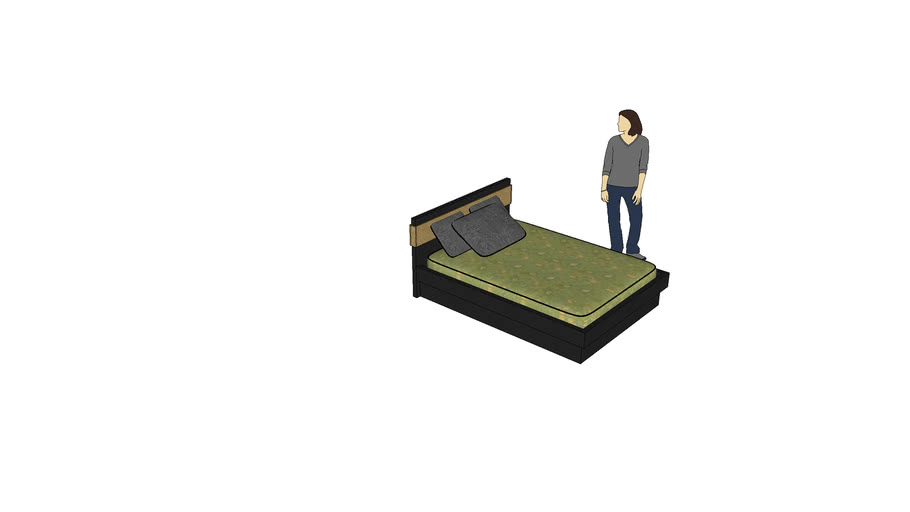 Zen bed | 3D Warehouse