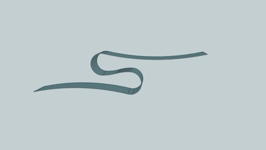 book shelf S-shape | 3D Warehouse