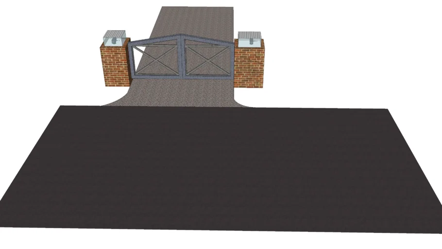 Driveway Gate | 3D Warehouse