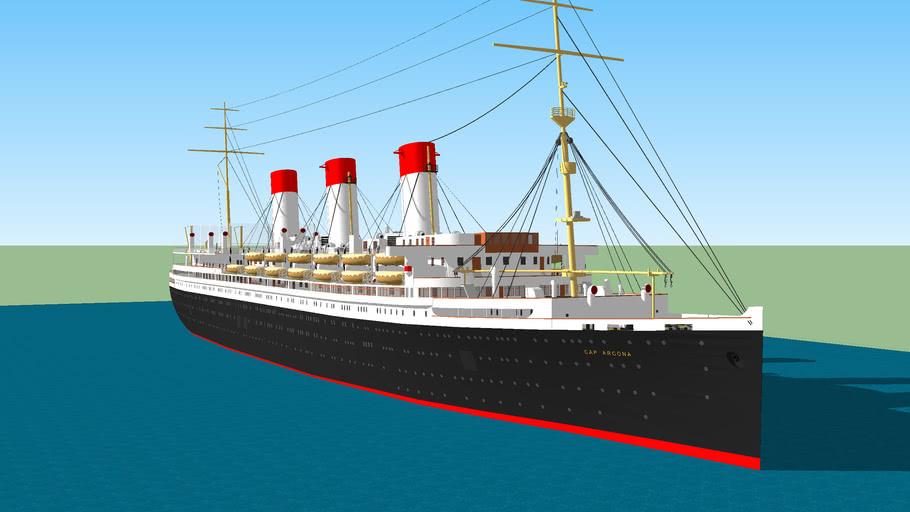 SS Cap Arcona | 3D Warehouse