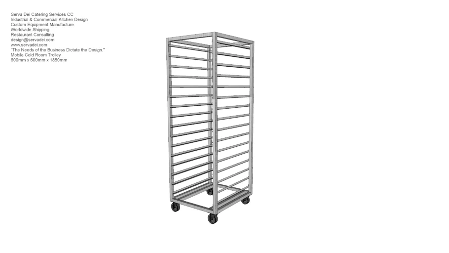 Mobile Cold Room Trolley | 3D Warehouse