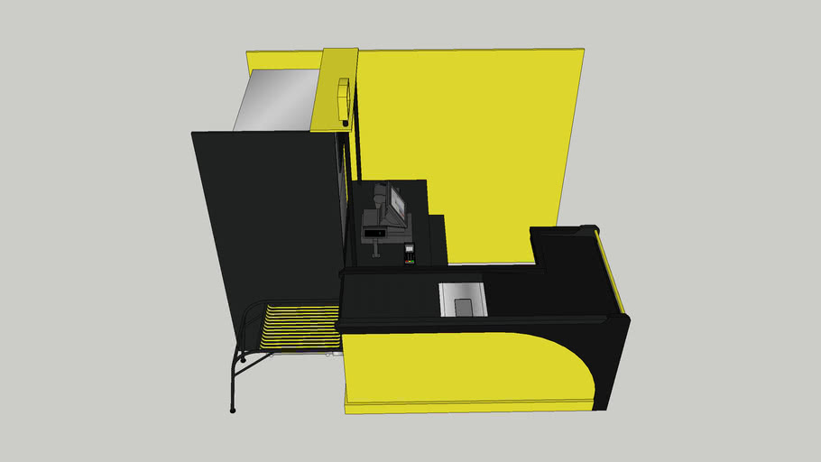 cashier booth | 3D Warehouse