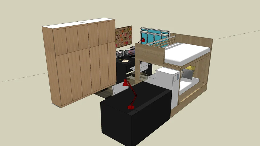 Alex bedroom | 3D Warehouse